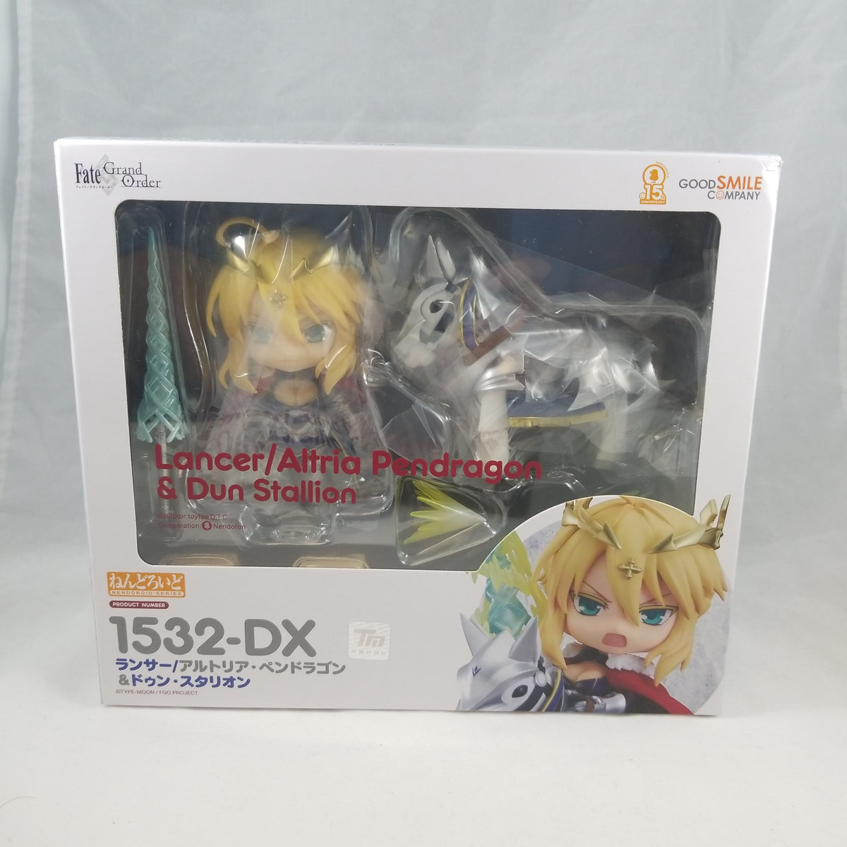 1532 DX - Lancer/Altria Pendragon with Dun Stallion Complete in Box| Chibi Chop Shop