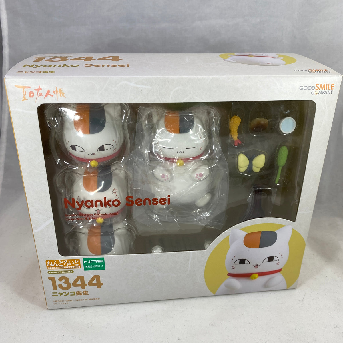 1344 -Nyanko Sensei (Madara) Complete in Box| Chibi Chop Shop