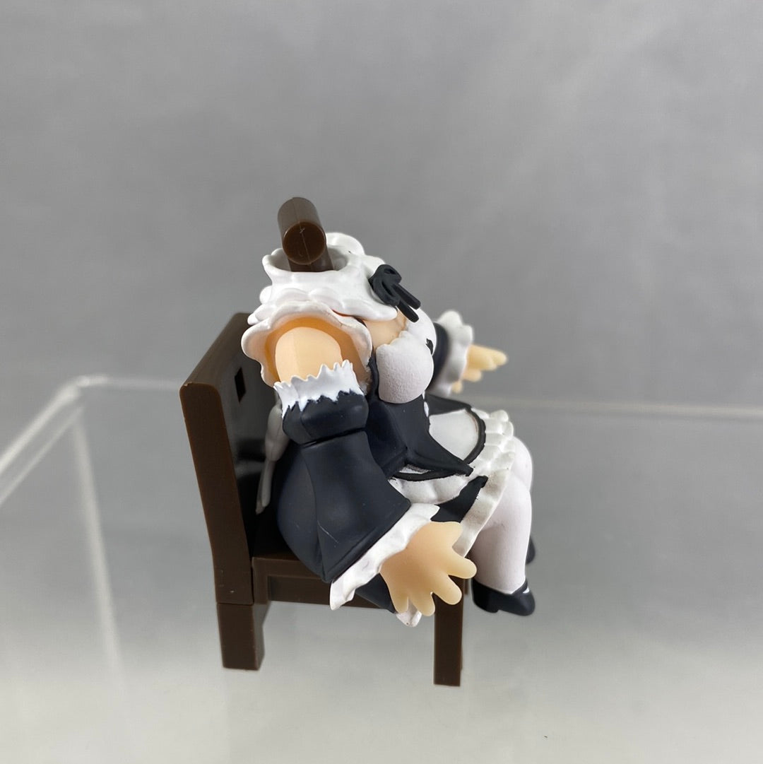 [S21] -Rem's Seated Maid Uniform with chair (coordinates with #663 ...