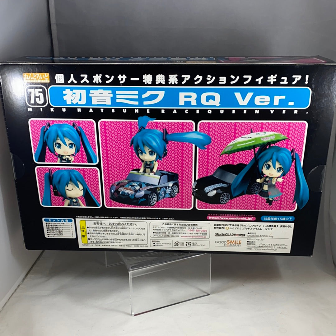 75 -Hatsune Miku Race Queen (Black Vers. Car-2009) Complete in Box ...