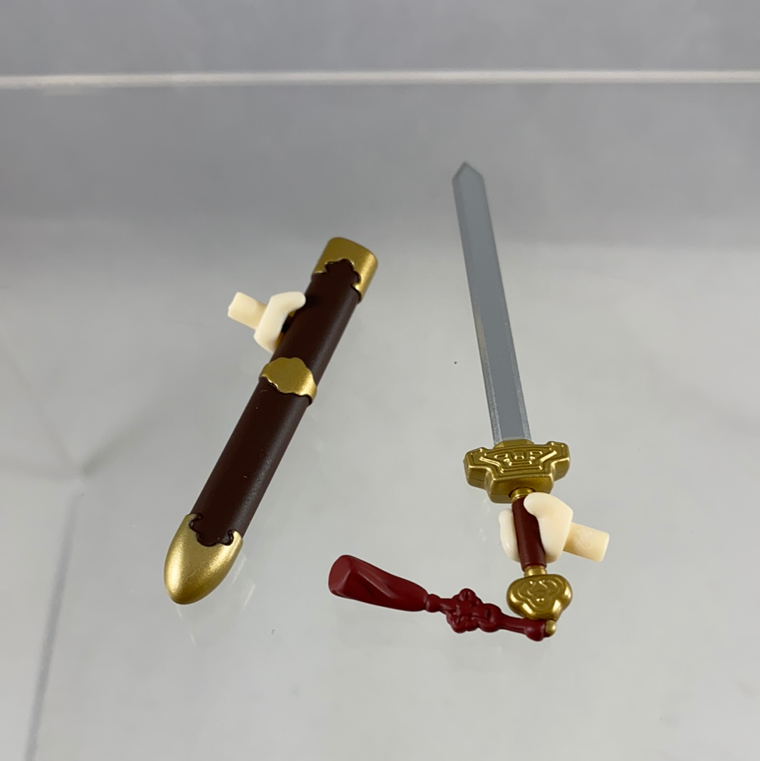 1246 -Lin's Yue Maiden Sword with Sheath and Stand| Chibi Chop Shop