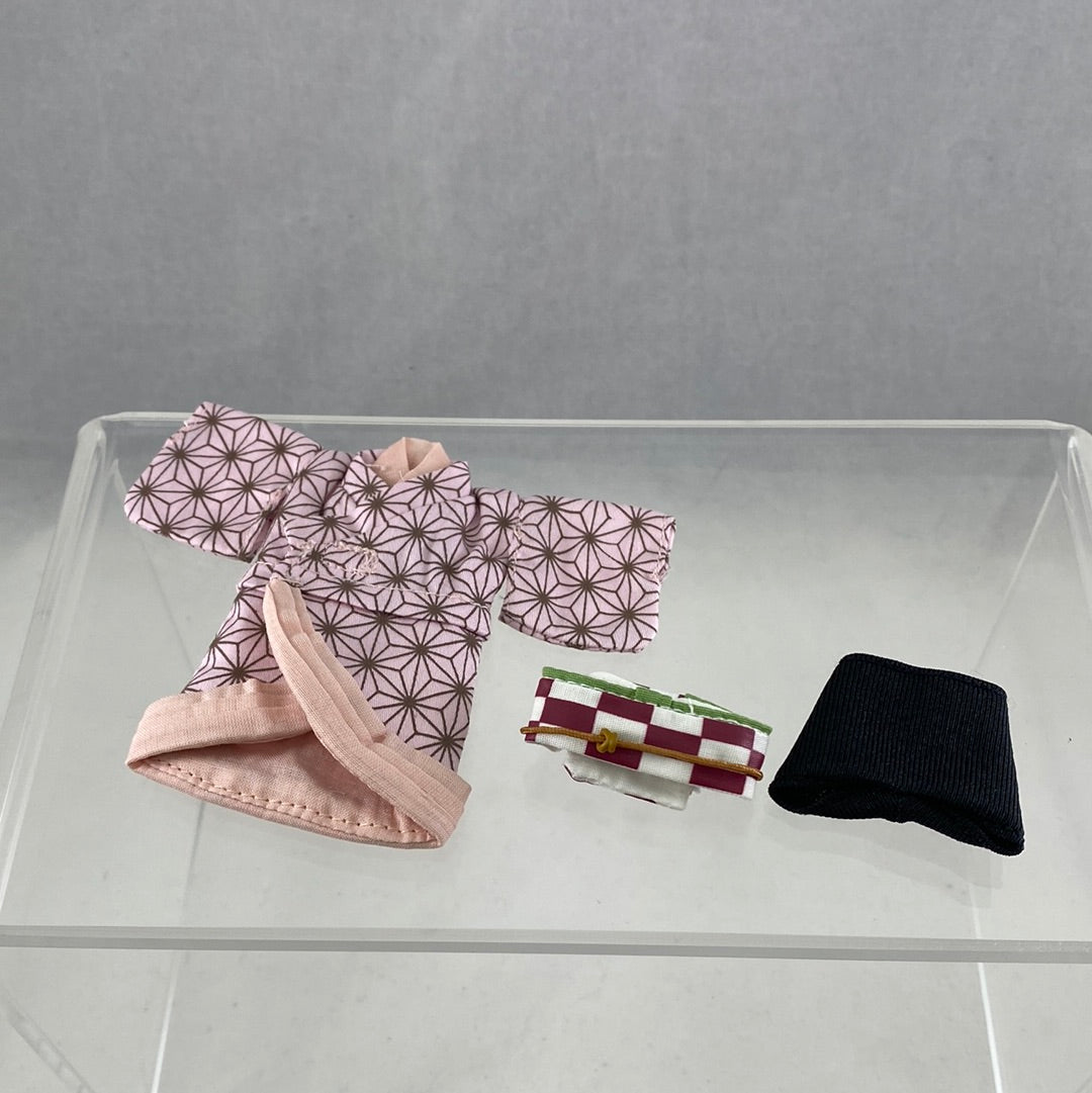 ND65 -Nezuko's Kimono, Obi, and Underwear| Chibi Chop Shop