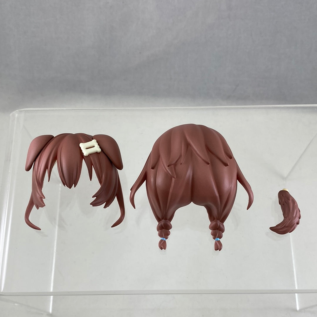 1861 -Inugami Korone's Braids with Flopped Down Dog Ears & Tail| Chibi ...