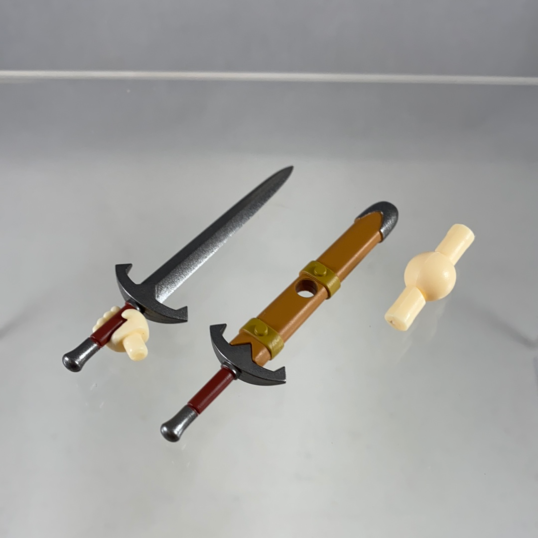 1285 -The Luminary's Cobblestone Sword & Sheath| Chibi Chop Shop