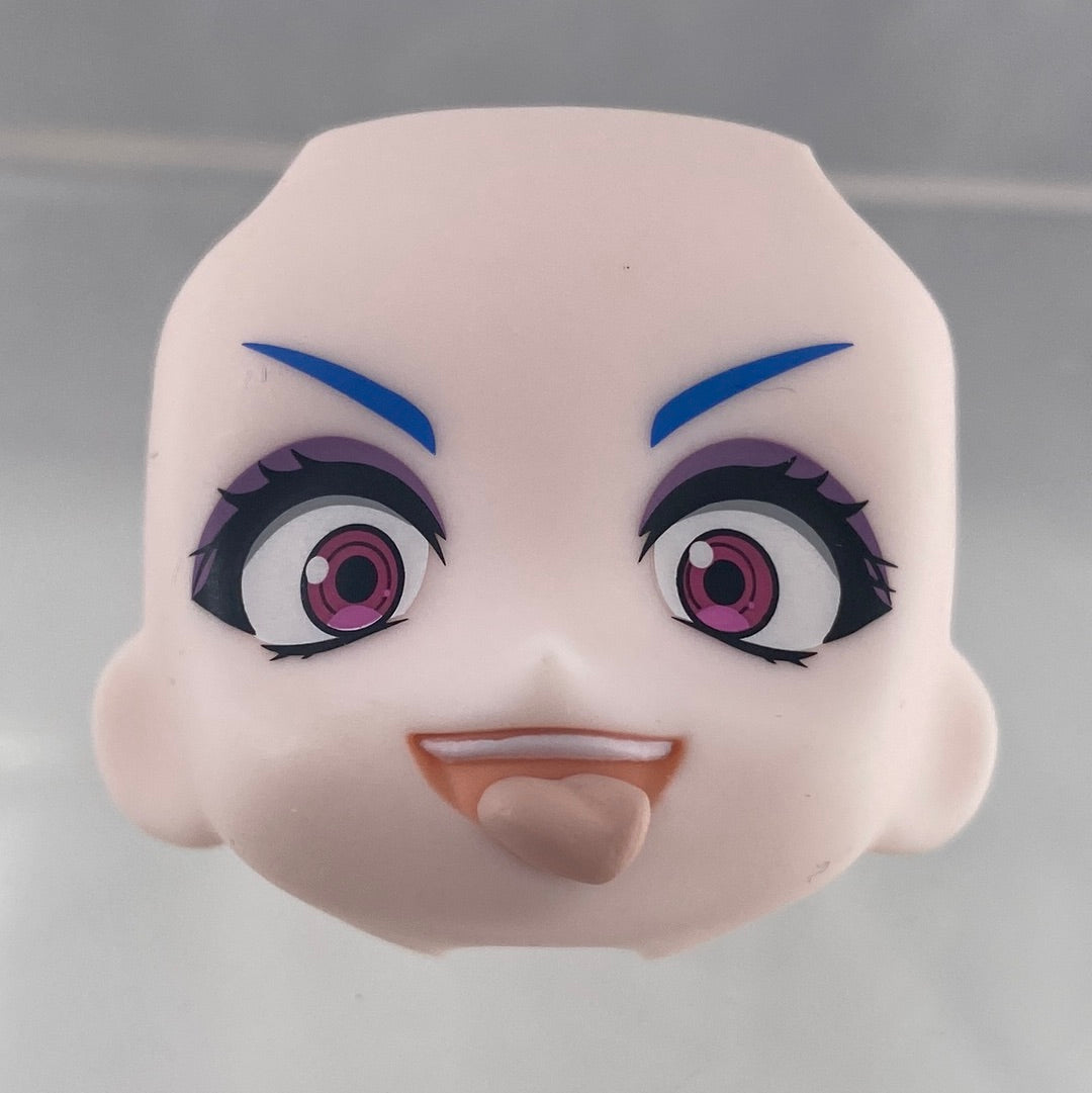 1535-3 -Jinx's Tongue-Out Mischievous Face| Chibi Chop Shop